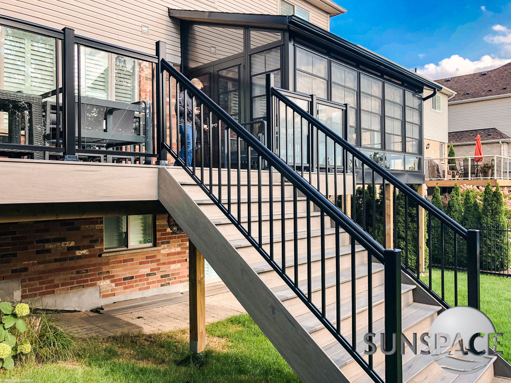 Aluminum Picket Railing – Sunspace by Wayside Rooms