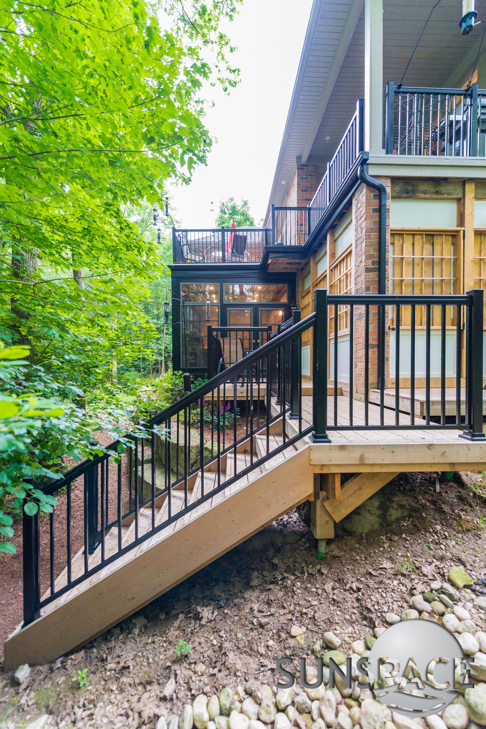 Aluminum Picket Railing – Sunspace by Wayside Rooms